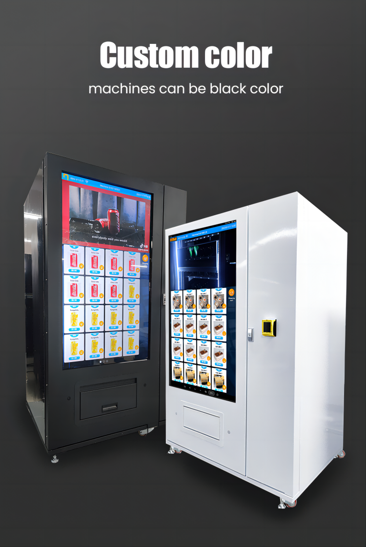 Outdoor Full-touchscreen Vending Machine with Canopy